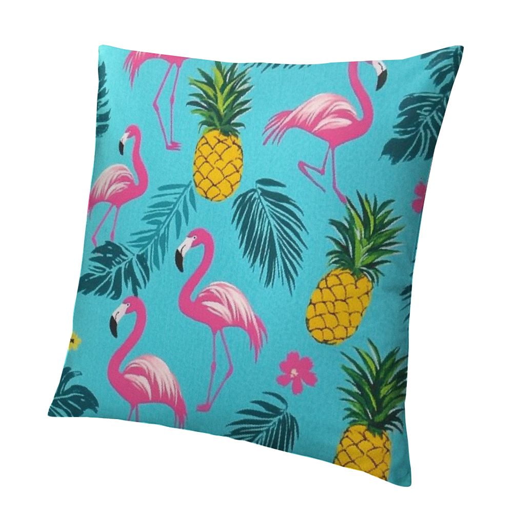 Orinice Flamingo Ice Cream Fruit Couch Throw Pillows Set of Throw ...