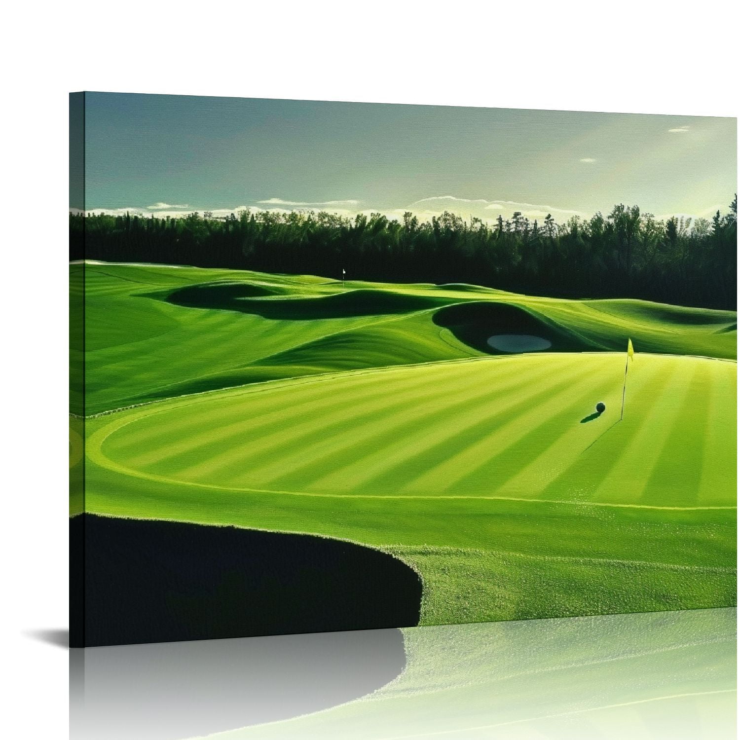 Orinice Golf Course Fine Art Aesthetic Poster & Print Wall Painting for ...