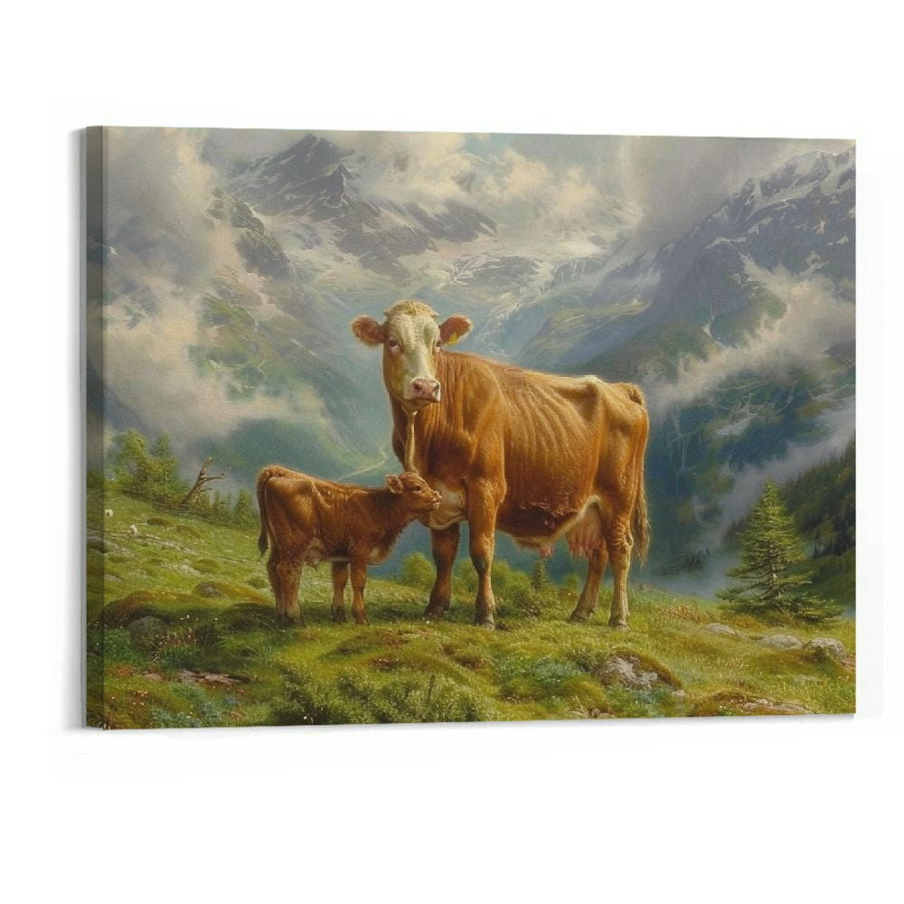 Orinice Highland Cattle Realism Art Paintings Animal Paintings by Rosa ...