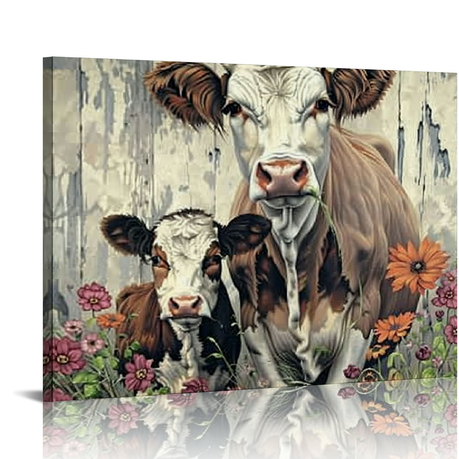Orinice Highland Cow Poster, Farmhouse Wall Art, Waterproof Ink, Tight ...