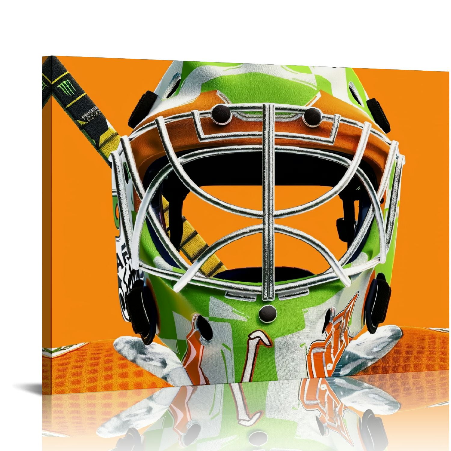 Orinice Hockey Goalie Helmet Fine Art Aesthetic Poster & Print Wall ...