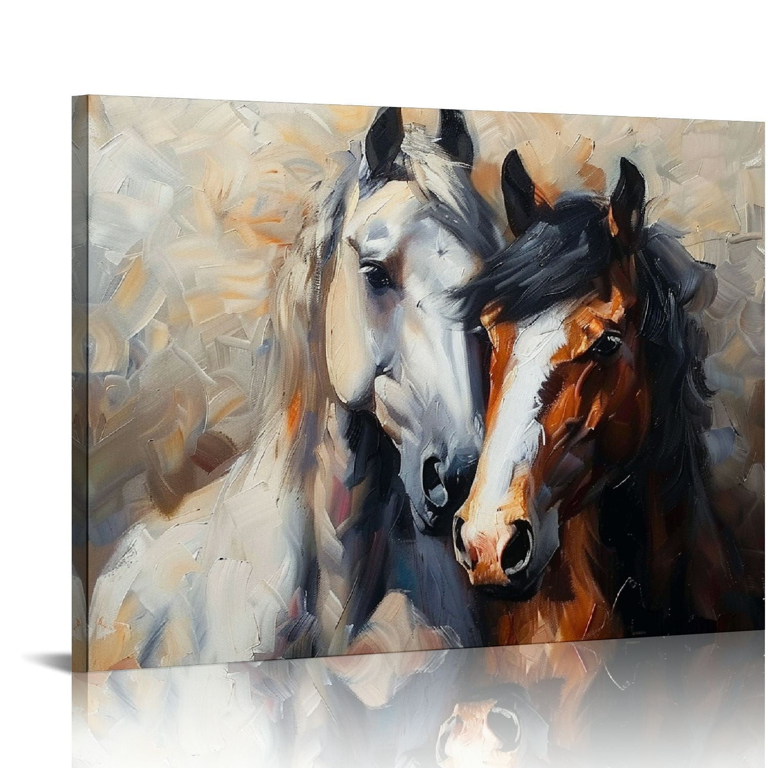 Orinice Horses Painting Art Brenner Fine Art Aesthetic Poster & Print ...