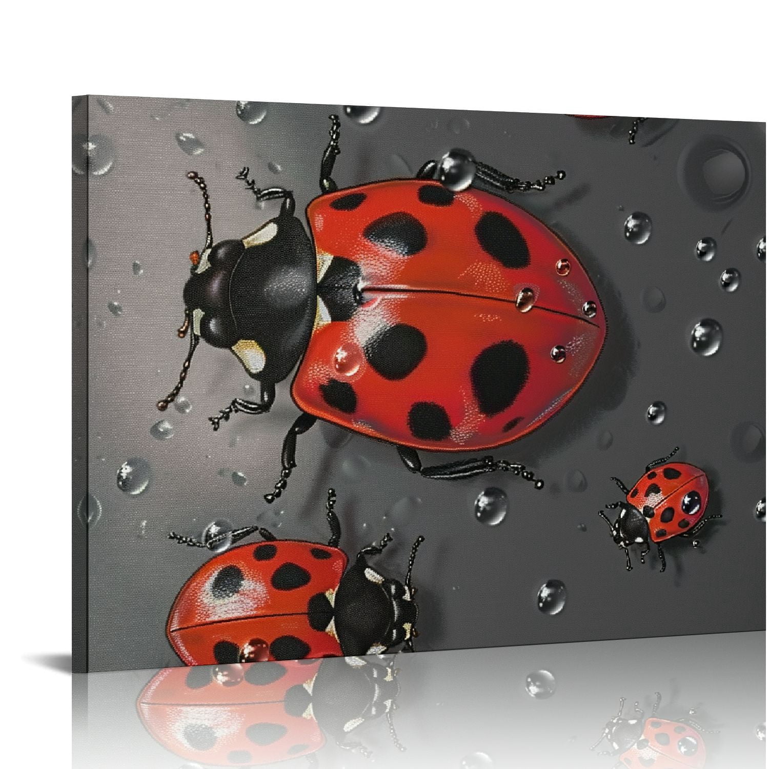 Orinice Ladybug Pattern Fine Art Aesthetic Poster & Print Wall Painting ...