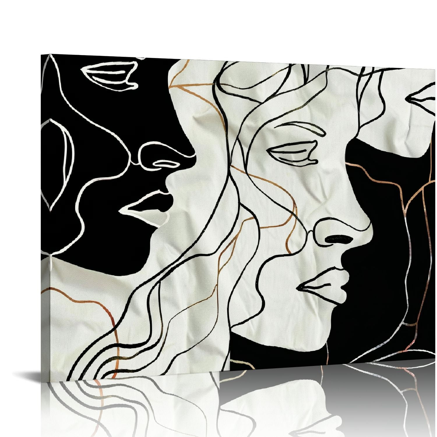 Orinice Line Art Wall Decor Abstract Art Minimalist Wall Art Line Art ...