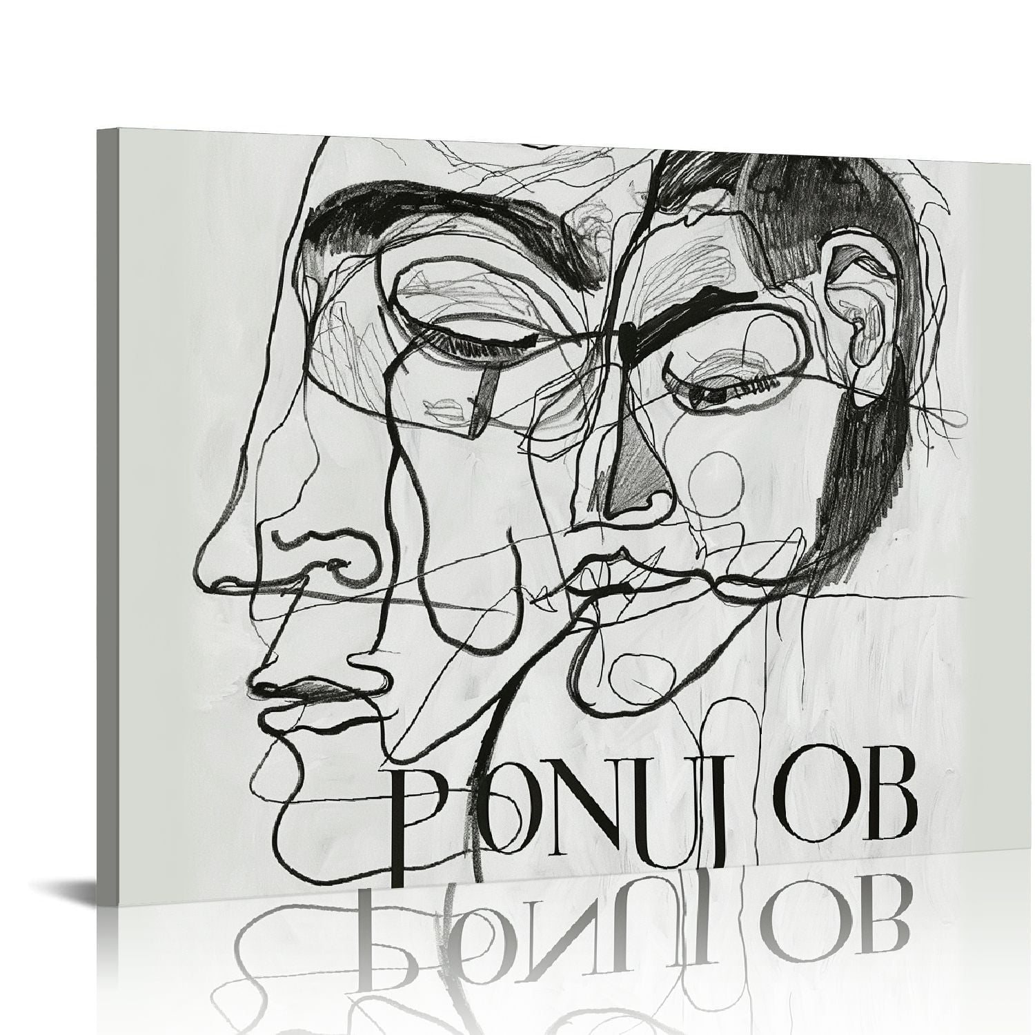 Orinice Master Vintage Picasso Poster - Retro The Hug Print - Line ...