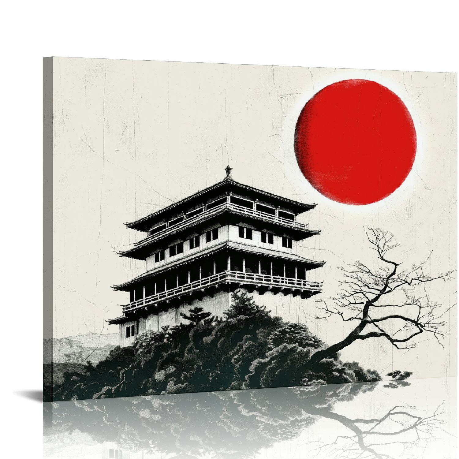Orinice Modern Japanese Wall Art - Japan Landscape Canvas Posters ...