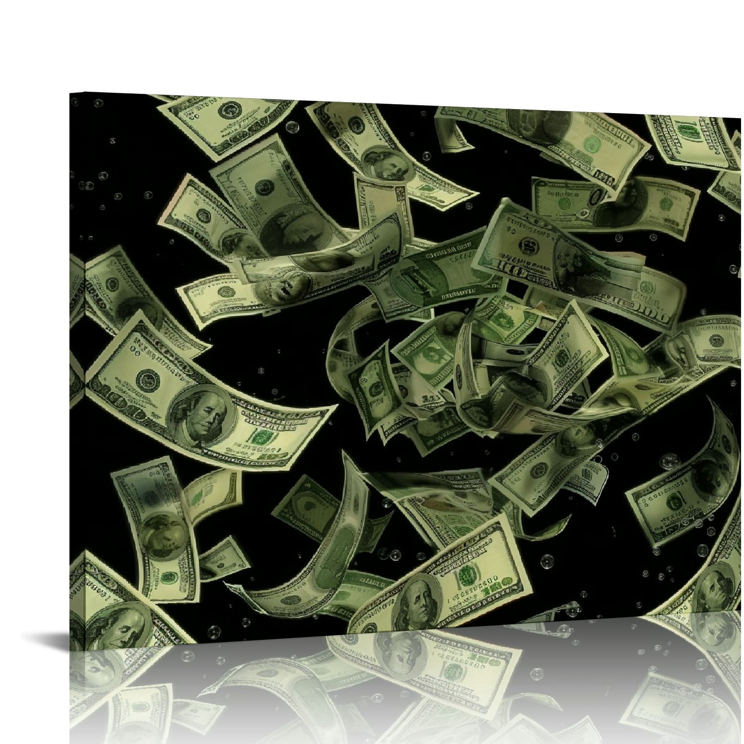 Orinice Money Flying Fine Art Aesthetic mural for classroom kitchen ...