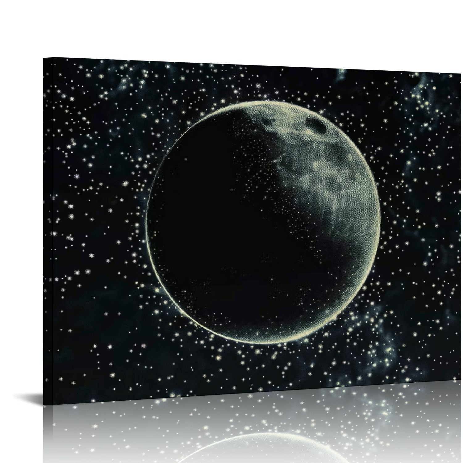 Orinice Moon Phases Wall Art Prints, , Minimalist Boho Moon Phase Star ...