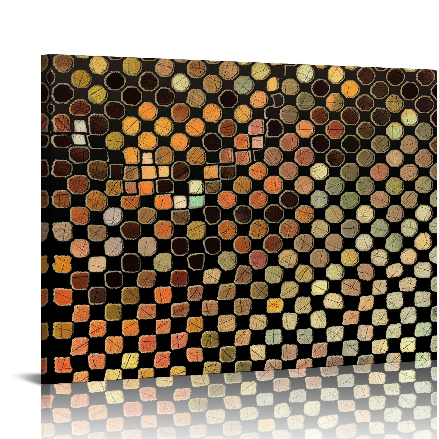 Orinice Mosaic Pattern Fine Art Aesthetic Poster & Print Wall Painting ...