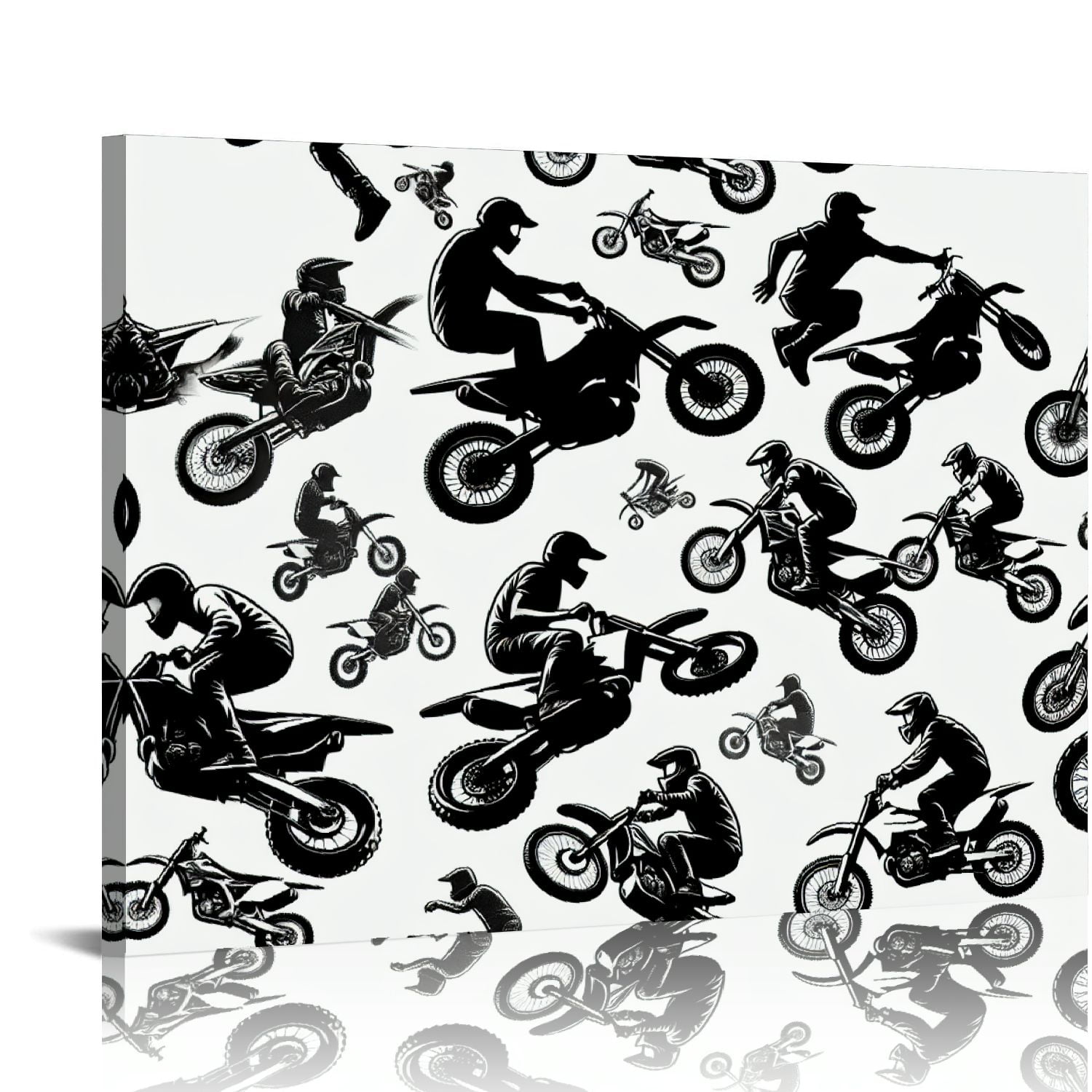 Orinice Motorcycle Stunts Fine Art Aesthetic Poster & Print Wall ...
