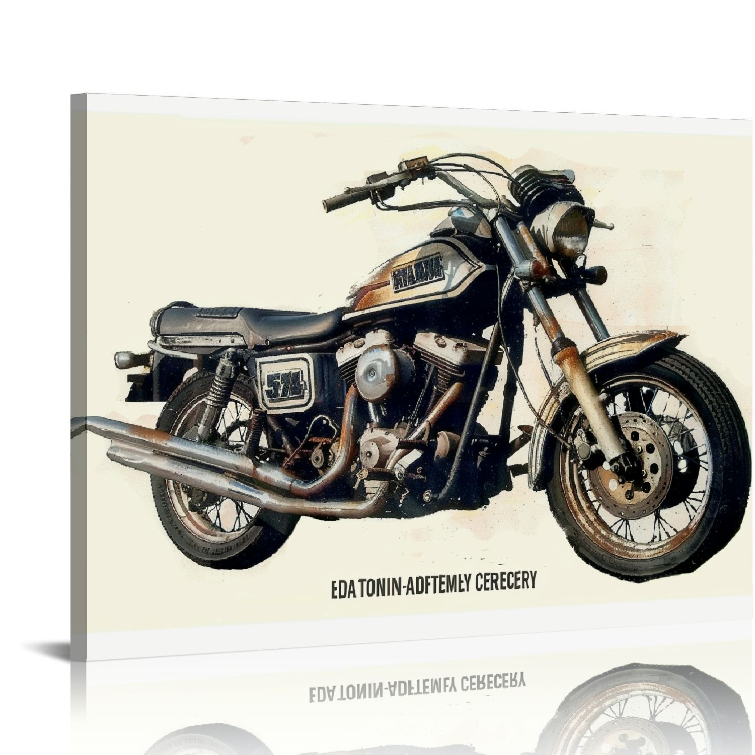 Orinice Motorcycle Wall Art - Motorcycle Decor, Motorcycle Poster ...