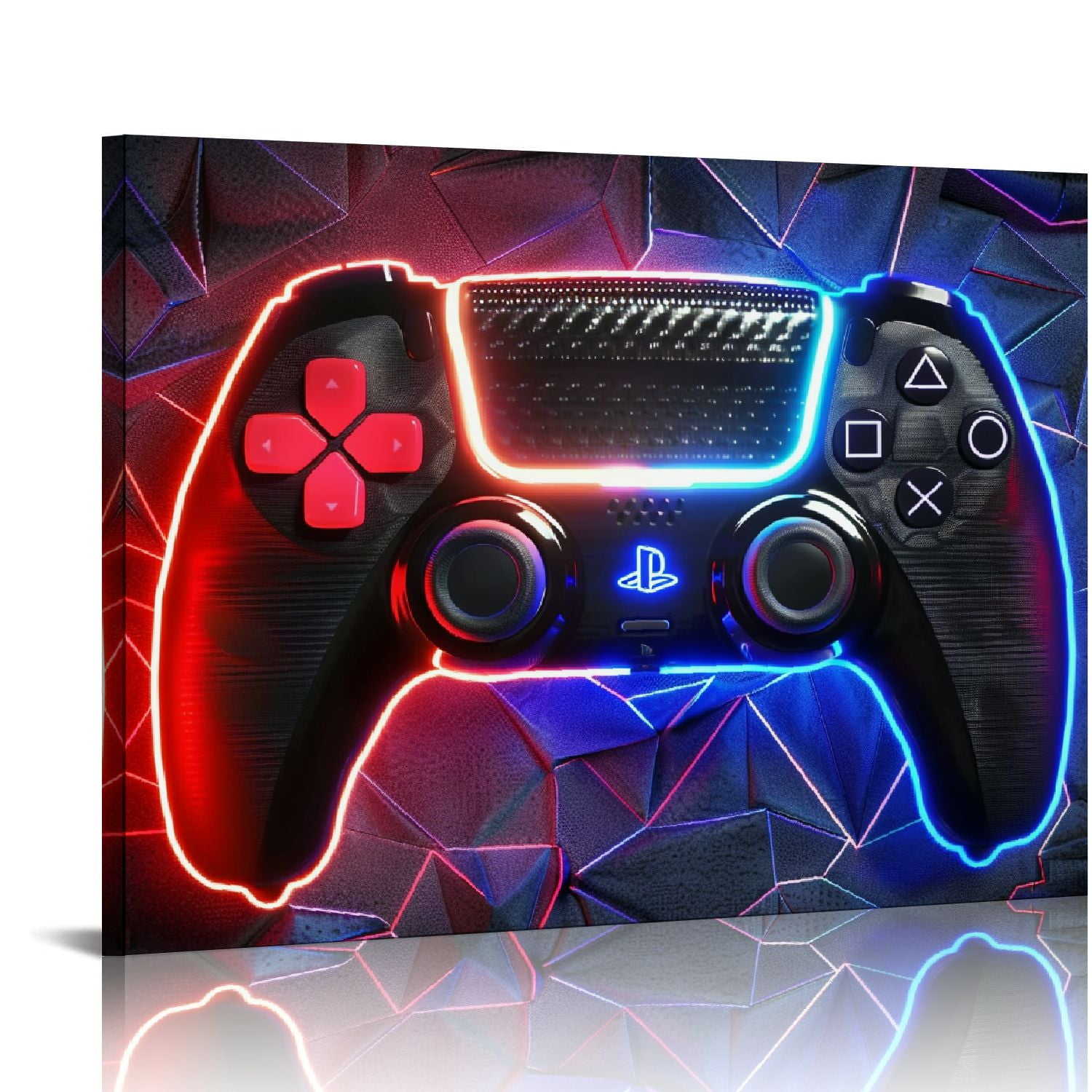 Orinice Neon Video Game Controller Fine Art Aesthetic Poster & Print ...