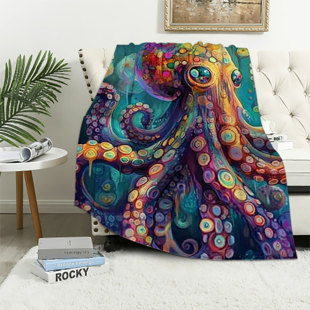 Orinice Octopus Blanket for Adults Kids, Octopus Blankets Gifts ...
