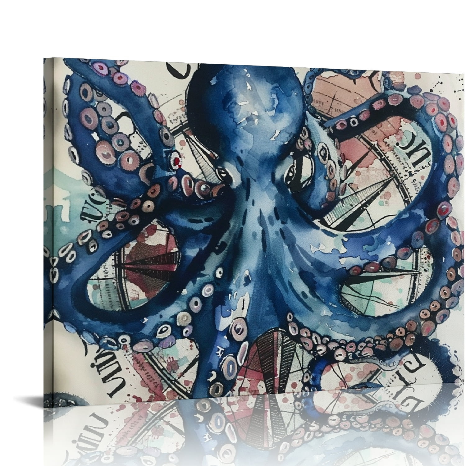 Orinice Octopus Compass Annabel Kidston Wall Art Living Room Bedroom ...