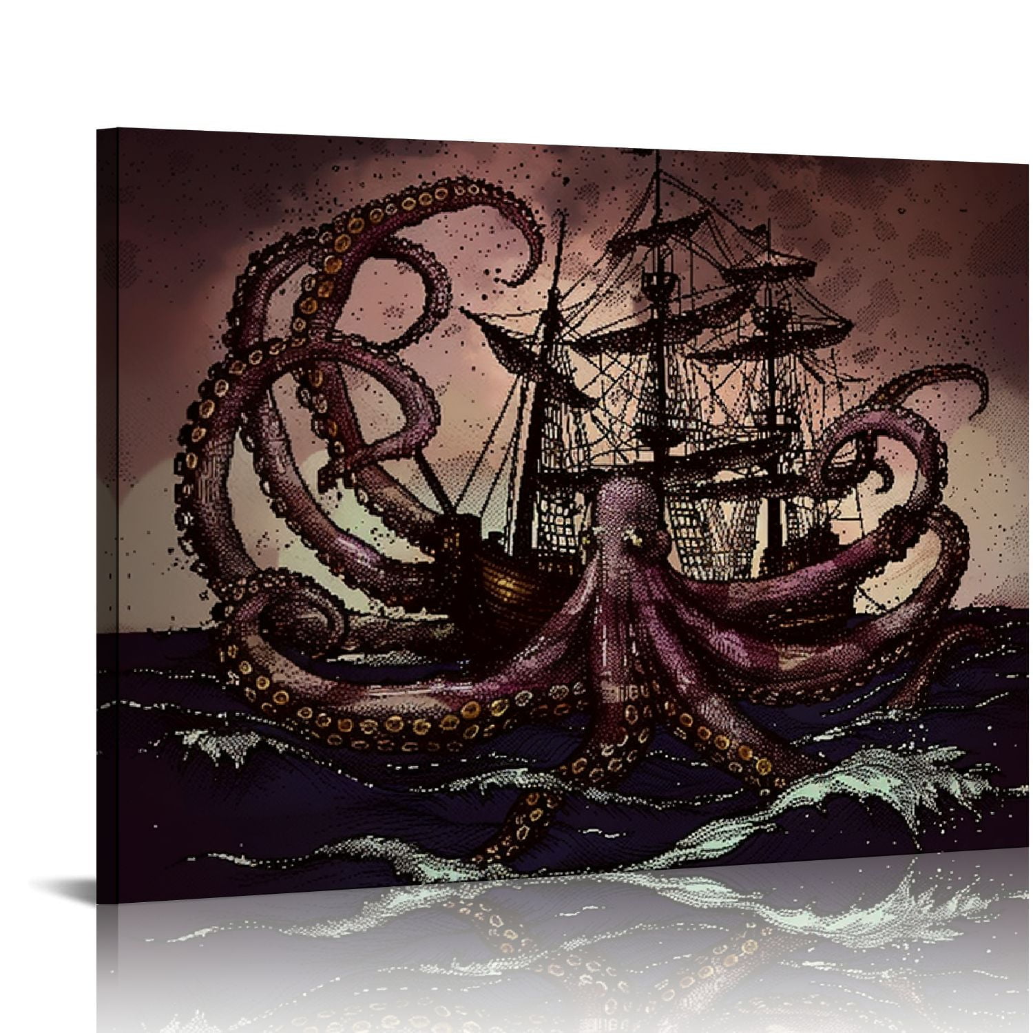 Orinice Octopus Tentacles Fine Art Aesthetic Poster & Print Wall ...