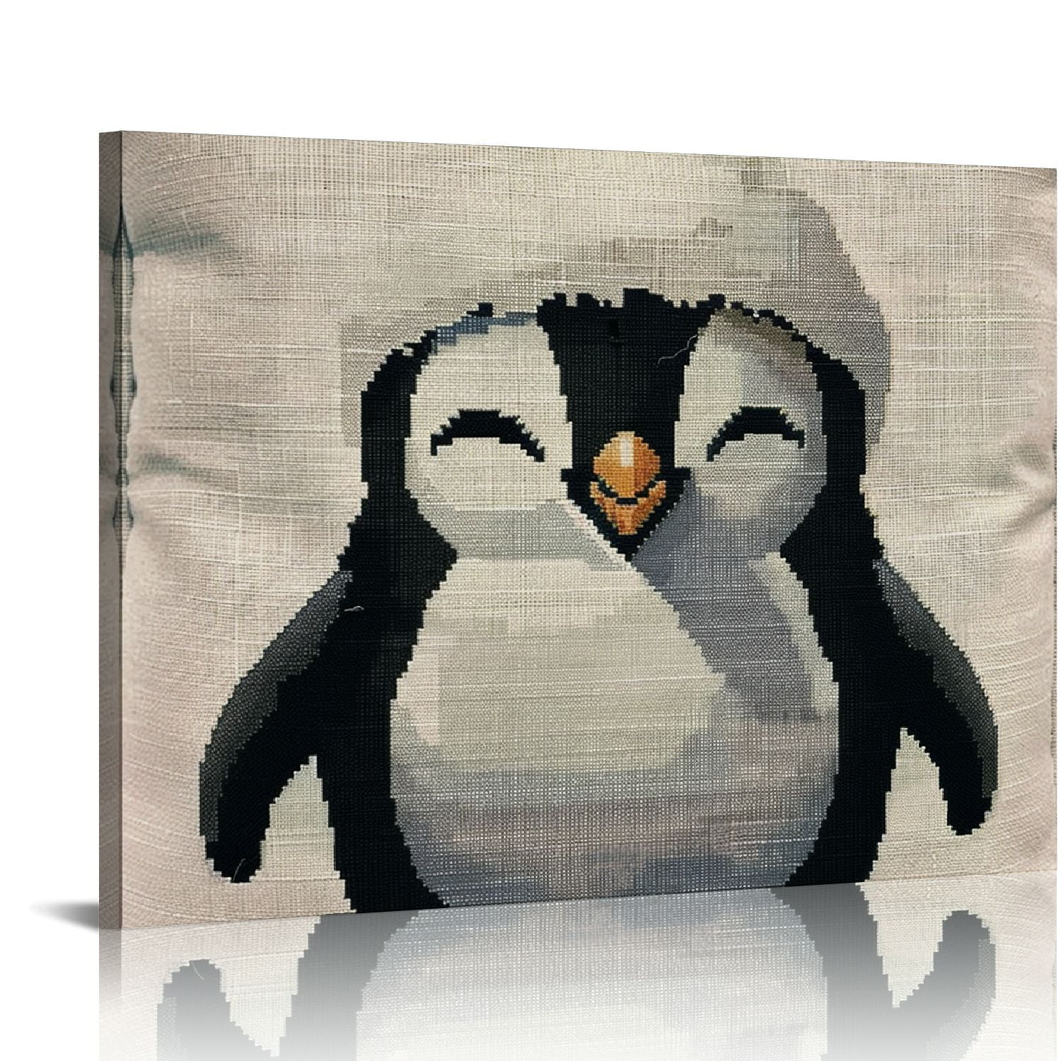 Orinice Penguin Hat Funny Fine Art Aesthetic Poster & Print Wall ...