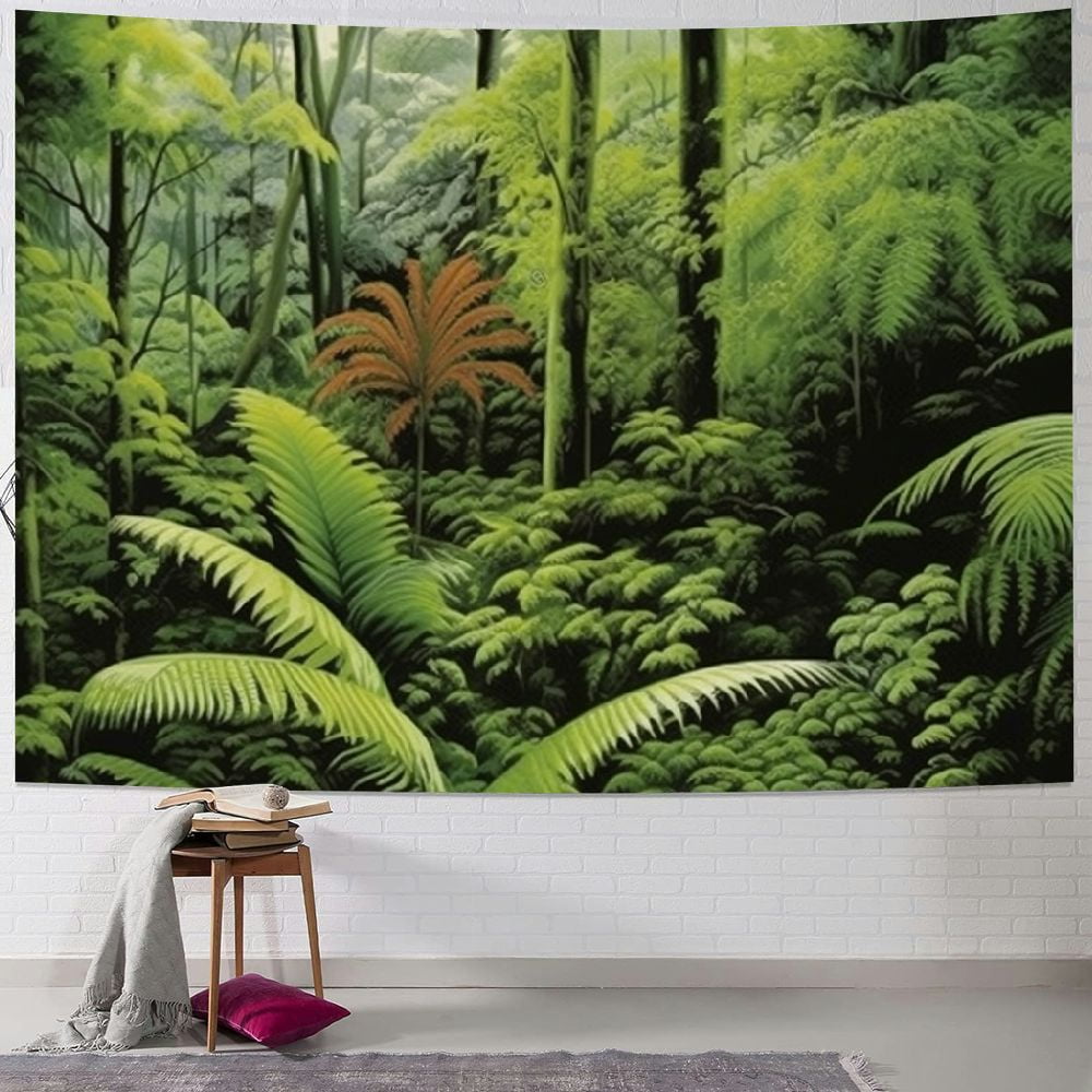 Orinice Rainforest Tapestry, Palm Trees and Exotic Plants in Tropical ...