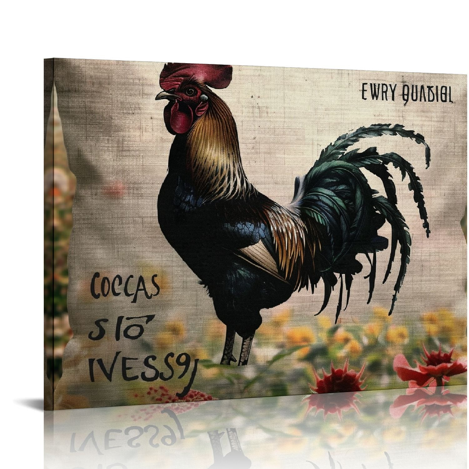 Orinice Rooster Organic Farming Ecological Art Fine Art Aesthetic ...