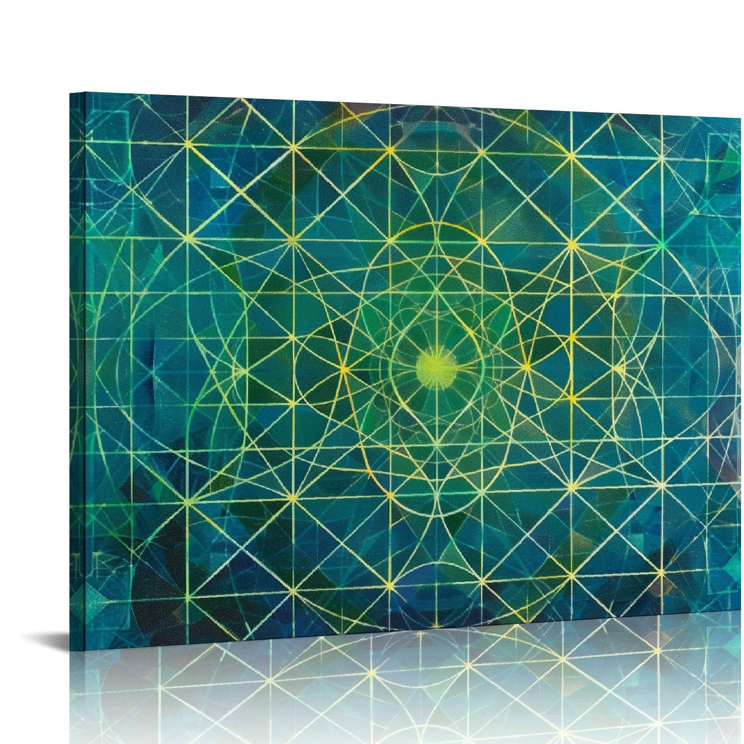 Orinice Sacred Geometry Grid of Lines Fine Art Aesthetic Poster & Print ...