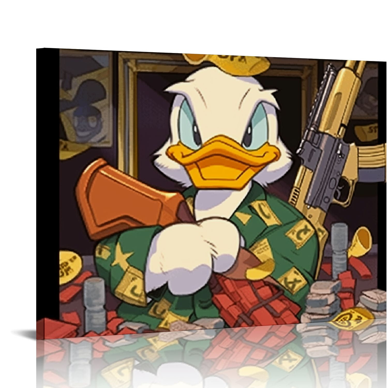 Orinice 'Scrooge Montana' Inspirational Wall Art | Scrooge McDuck X ...