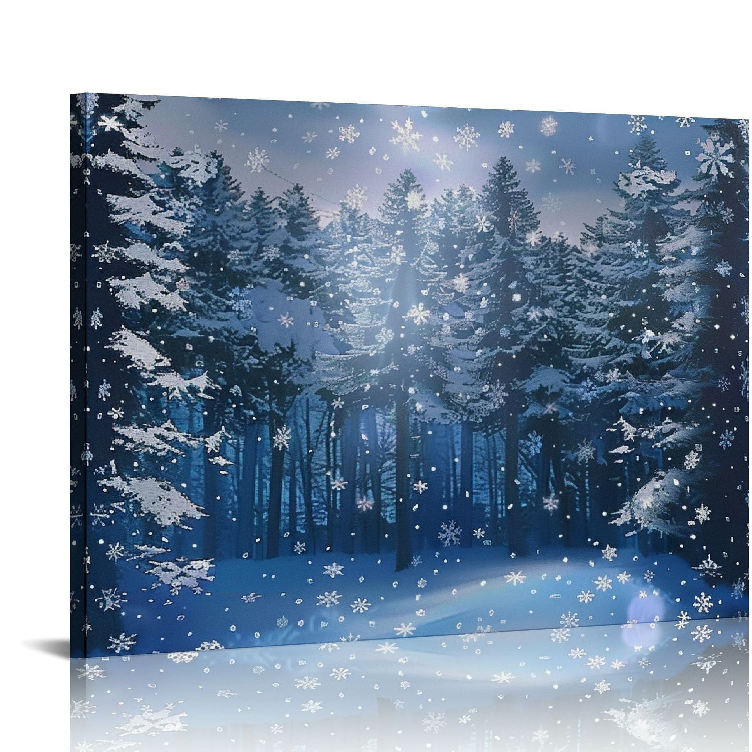 Orinice Snow Flakes Winter Fine Art Aesthetic Poster & Print Wall ...