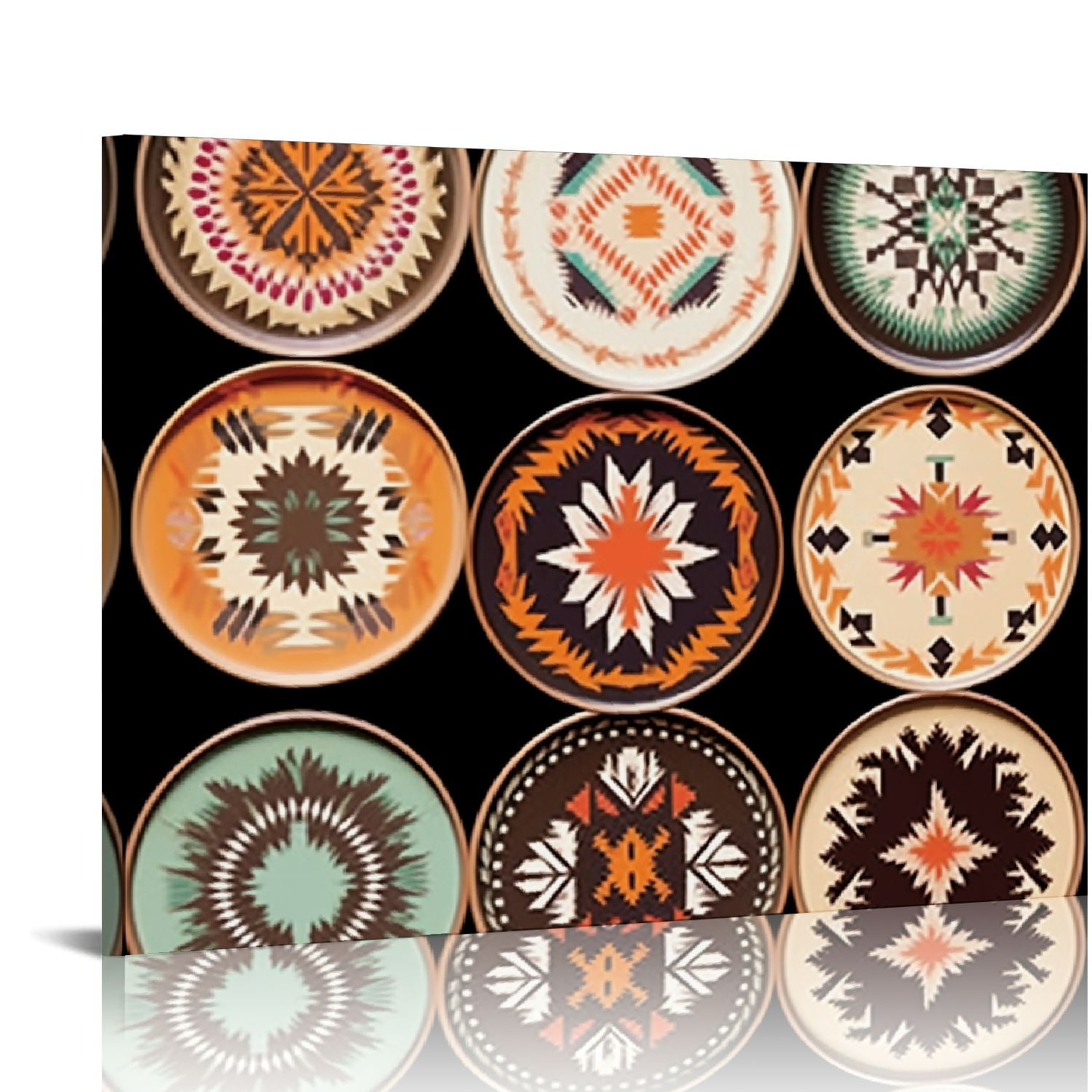 Orinice Southwestern Aztec Wall Decor: Boho Art Wall Decor Farmhouse ...