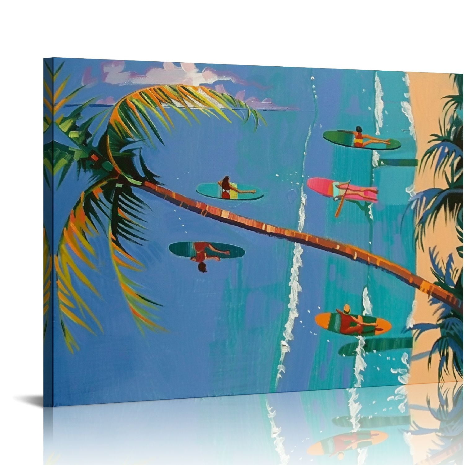 Orinice Vintage Hawaii Wall Art Decor - Tropical Pictures - Beach Aesthetic Room Decor - Travel ...