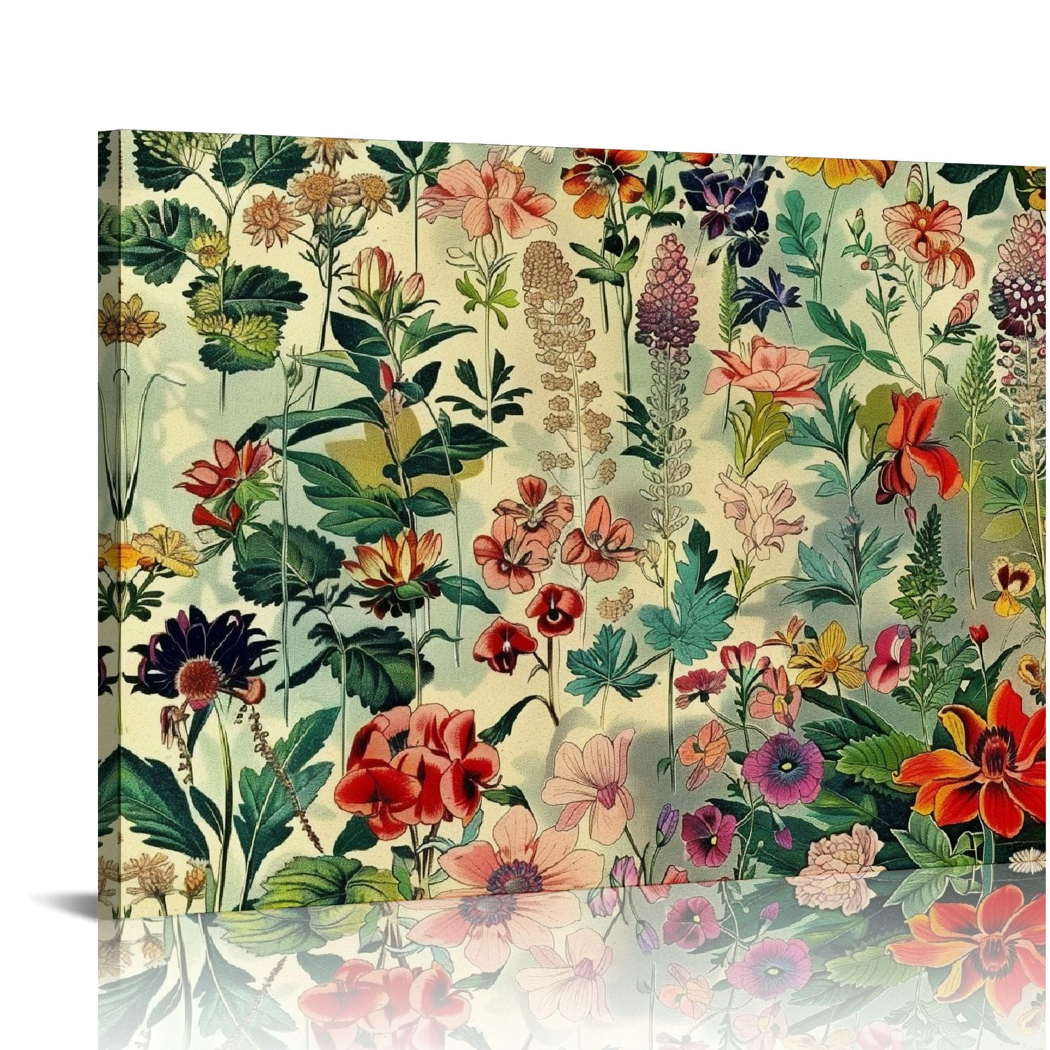 Orinice Vintage Print Flower Floral Botanical Collections Garden ...