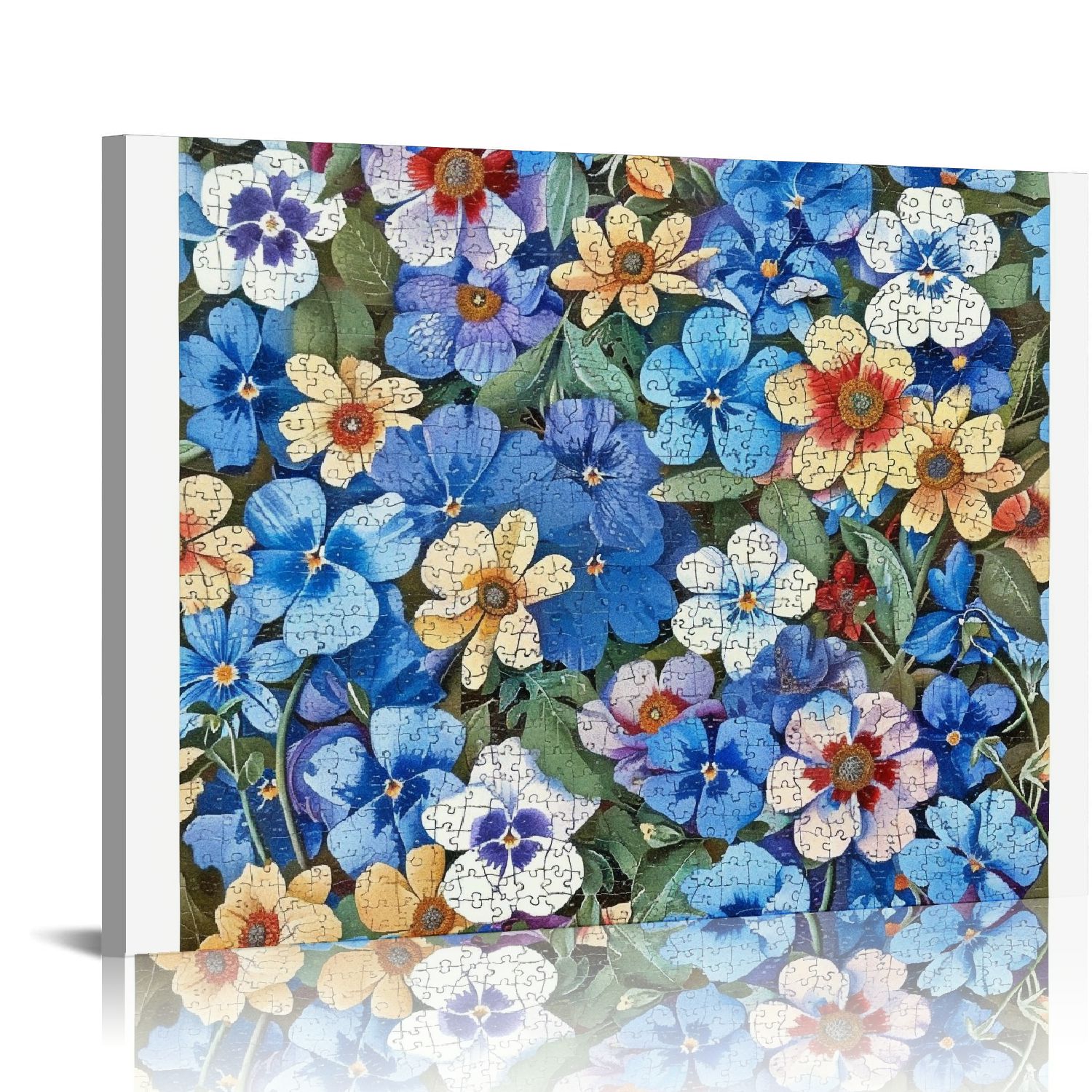 Orinice Watercolor Floral Art Print Forget Me Not Flower Symbolic ...