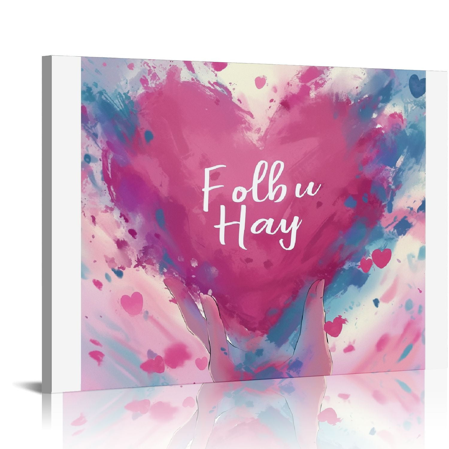 Orinice Watercolor Inspirational Wall Art Prints Abstract Paint ...