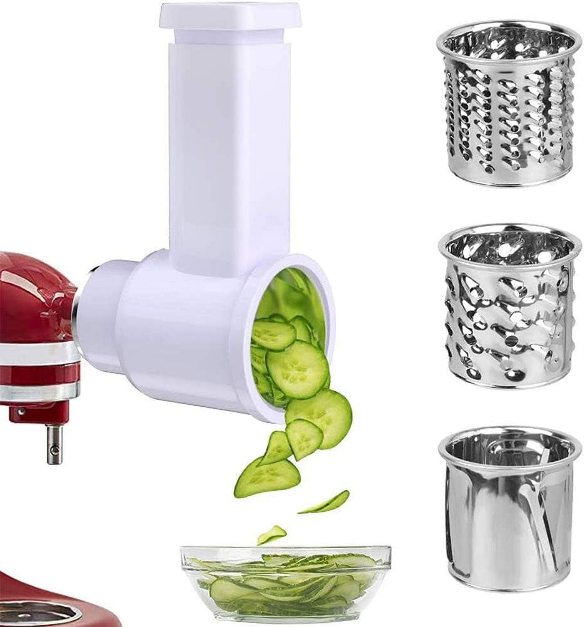Orino Slicer Shredder Attachments for KitchenAid Stand Mixer Cheese ...