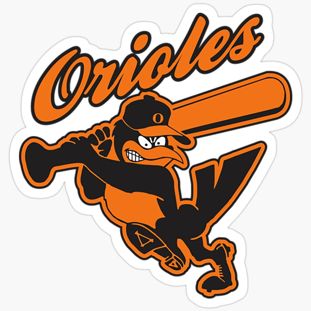 Orioles Baseball T-Shirtorioles Baseball Logo Sticker Phone Decal Water ...
