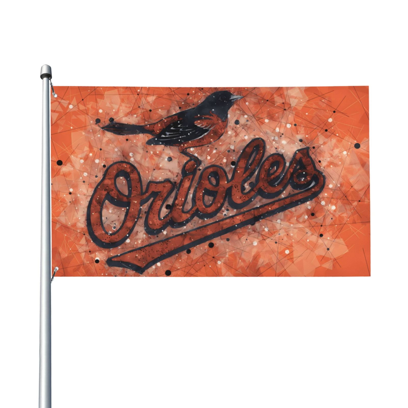 Orioles Baseball Team Custom Outdoor 3x5FT Decorative Flags, Easy to Install, Quick-Drying ...