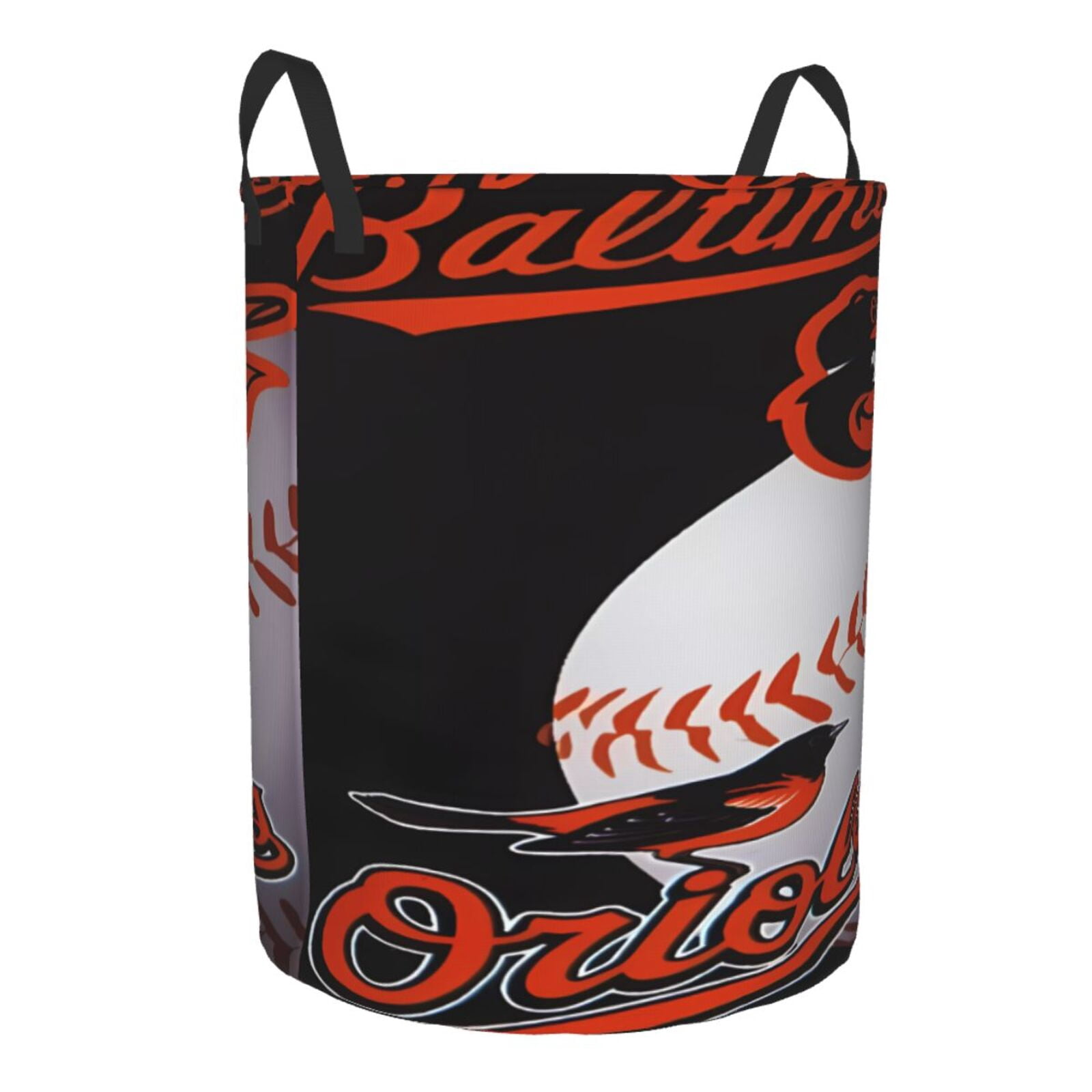 Orioles Baseball Team Round Single Layer Laundry Basket, Cute Boys ...
