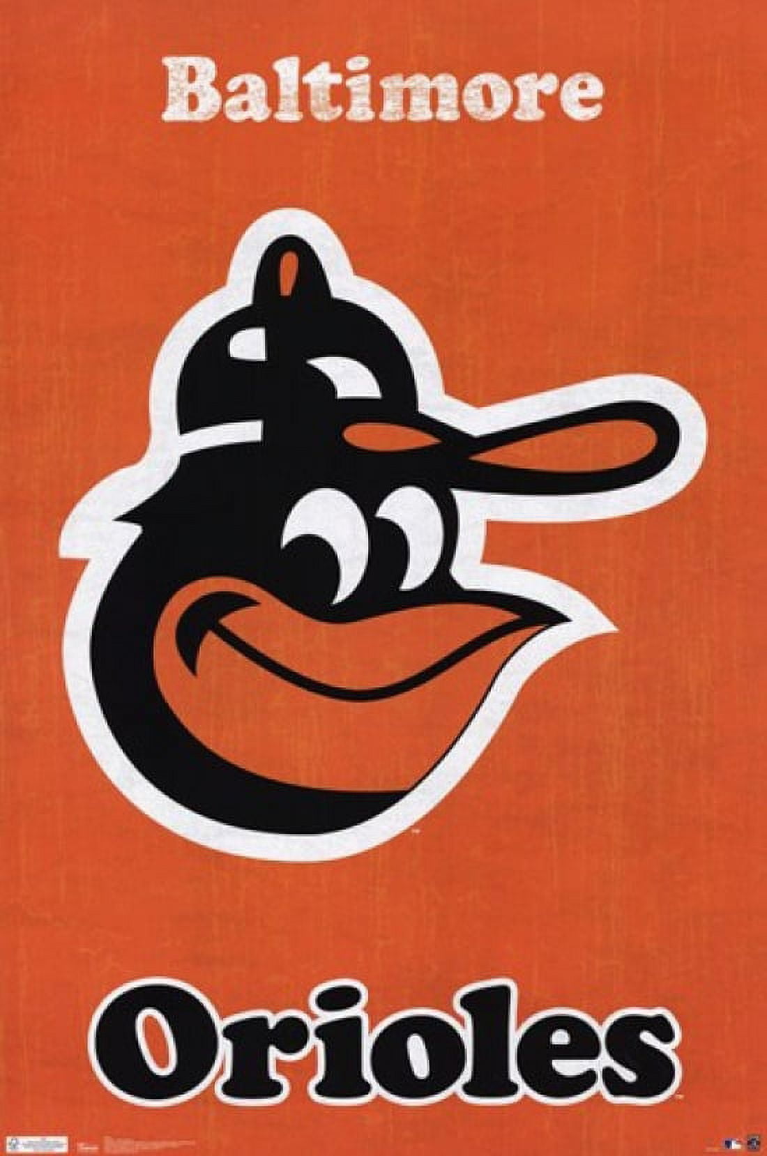 Orioles - Retro Logo 11 Poster Print (22 x 34) - Walmart.com