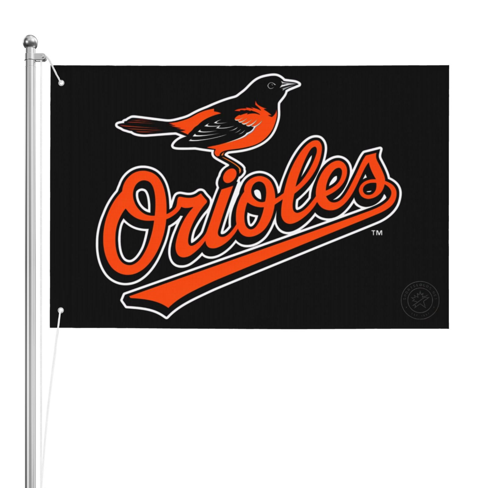 Baltimore Orioles MLB Flags Baltimore Orioles Banner 2 Sided Flag MLB ...