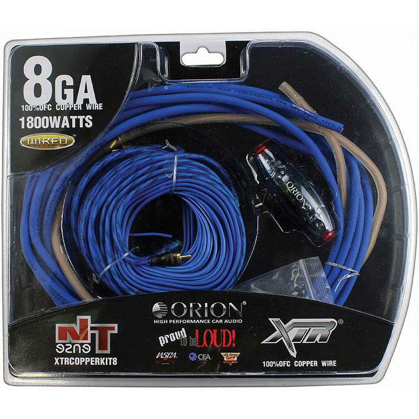 Orion 8 Gauge Amp Kit 100 Percent Copper - Walmart Business Supplies