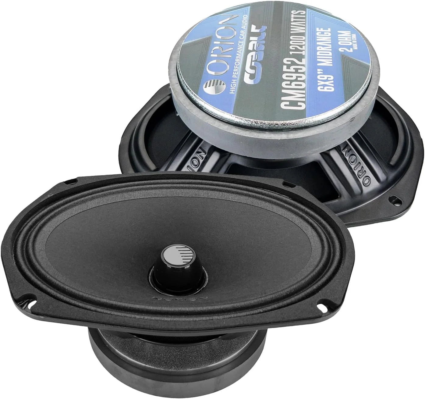 Orion CM6952 Pro Audio Cobalt 6"x9" Midrange Bullet Speakers 1200 Watts ...