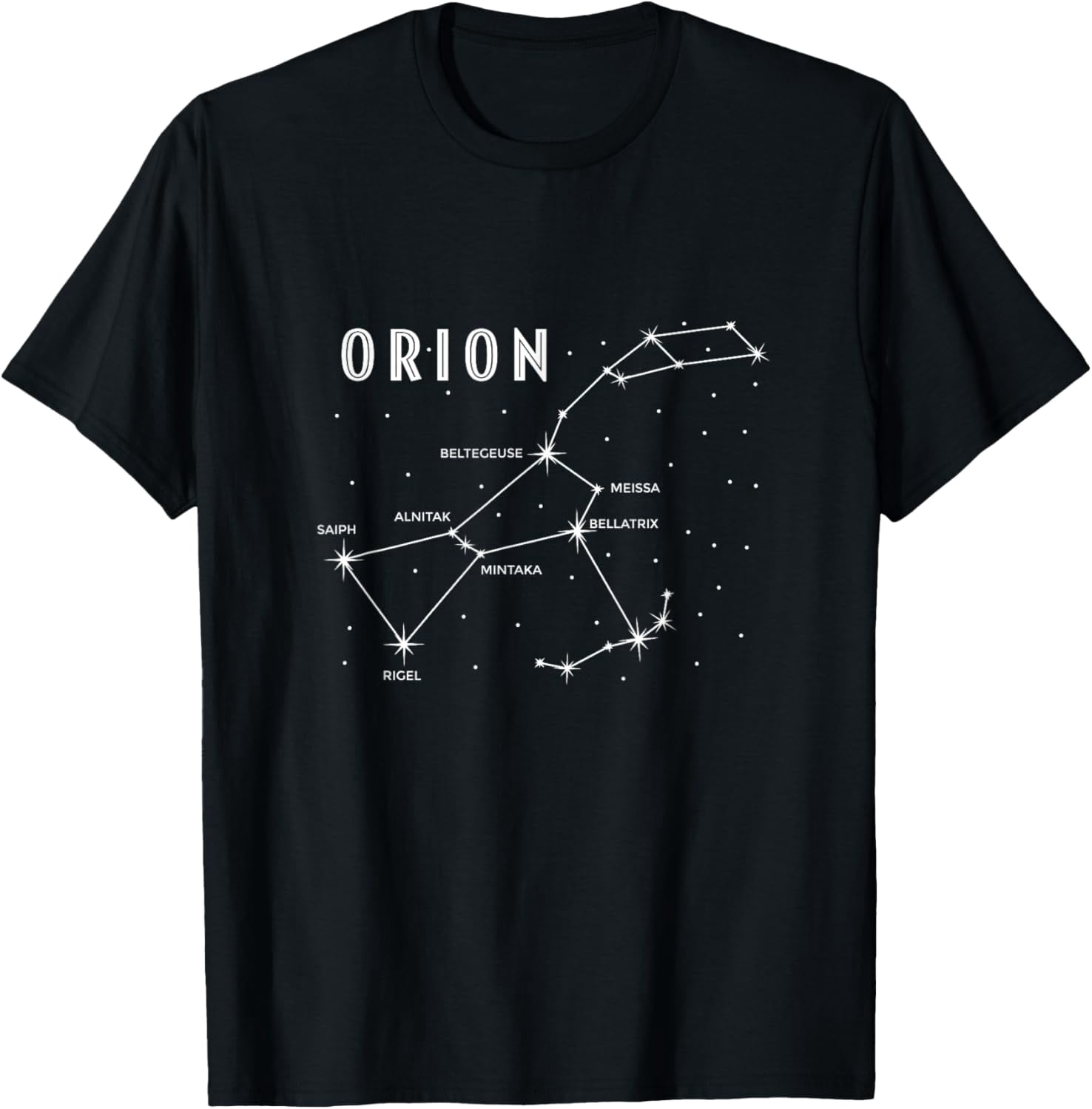 Orion Constellation Astronomy Lover Stargazing T-Shirt men and women ...