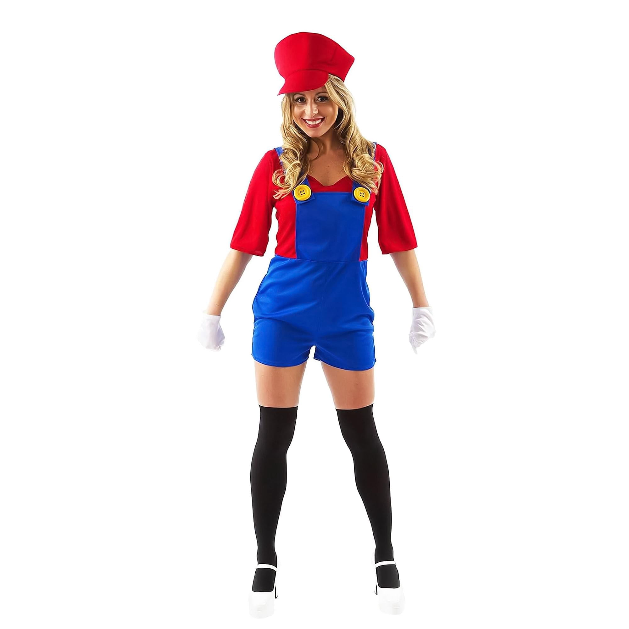 Orion Costumes Female Super Plumber/ Mario Adult Costume - X-Large ...