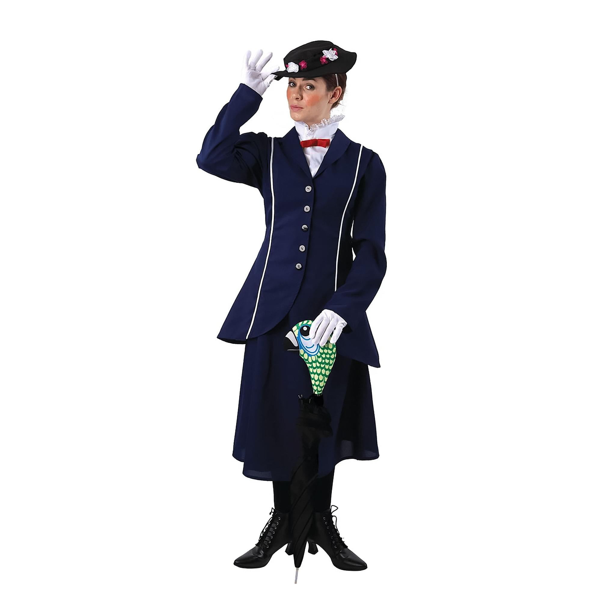 Orion Costumes Magical Nanny Adult Costume w/ Parrot Head Umbrella ...