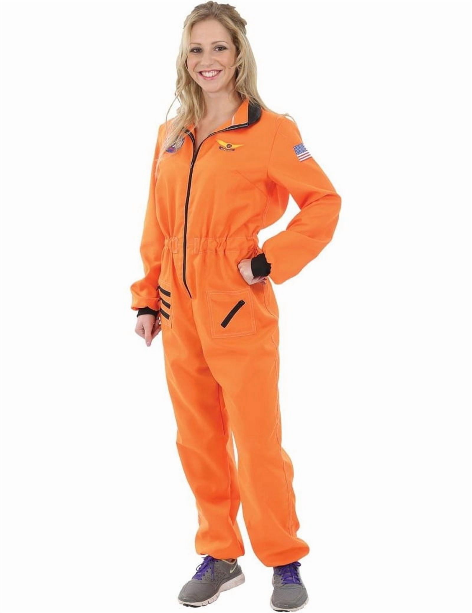 Orion Costumes Women's Orange Astronaut Costume - Large Female ...
