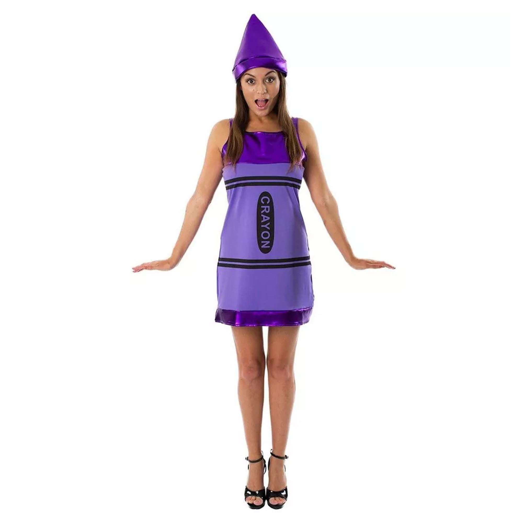 Orion Costumes Women's Purple Crayon Costume Dress - Large Female ...