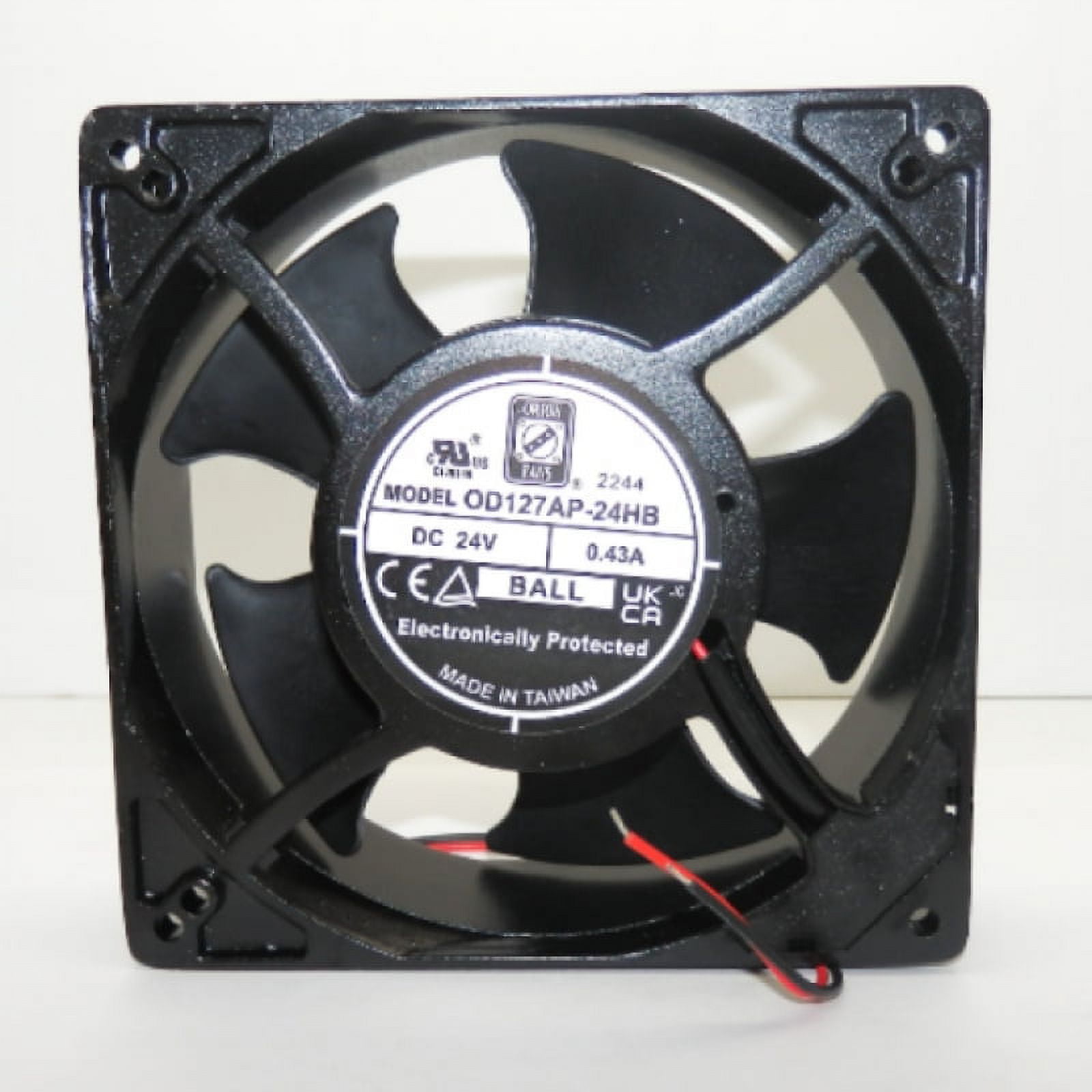 Orion Fans 24V 0.43A Aluminum Frame DC Fan OD127AP-24HB - Walmart.com
