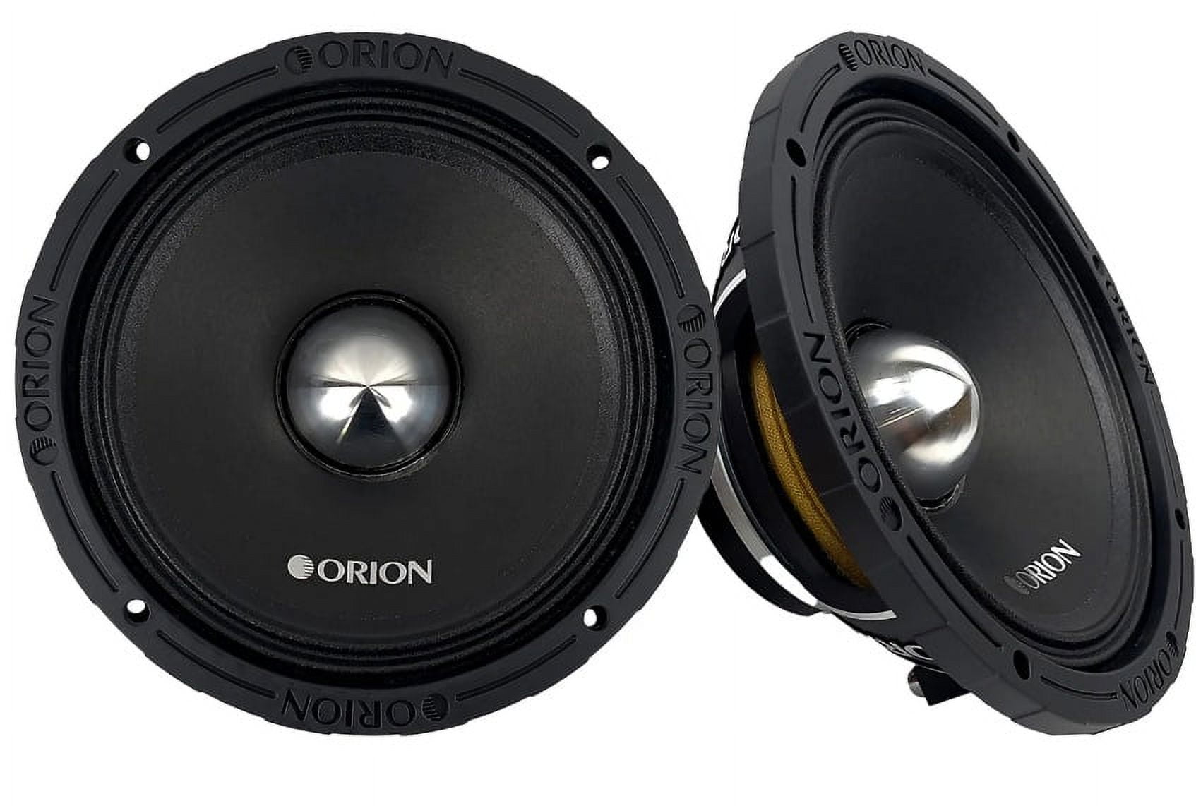 Orion HCCA84NDC HCCA Pro Audio 8" 400 Watt RMS Midrange Speakers 1600W Max 4 Ohm with Dustcap ...