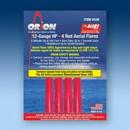 Orion Locate-4 Red Handheld Marine Boating Accessory Flares 4 Pack ...