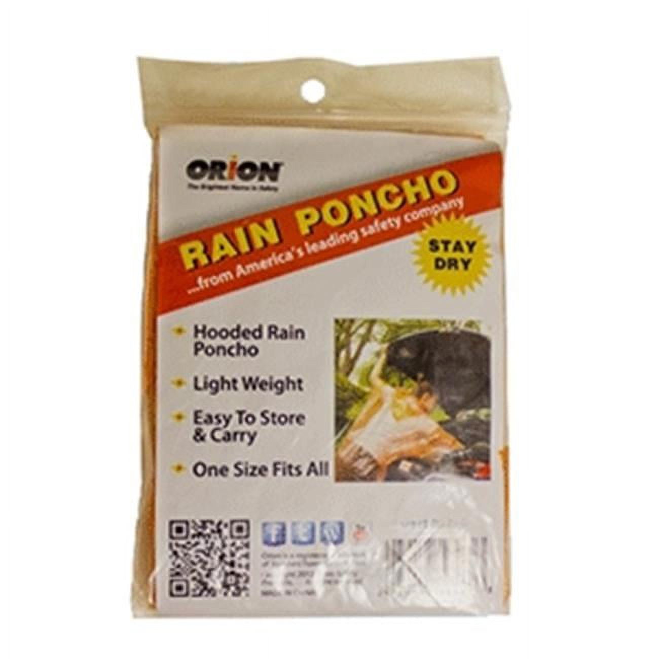Orion Lightweight Rain Poncho - Walmart.com