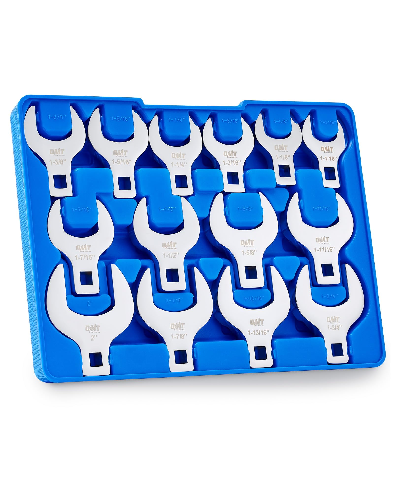 Orion Motor Tech 14 Piece Jumbo Crowfoot Wrench SAE Crows Foot Wrench ...