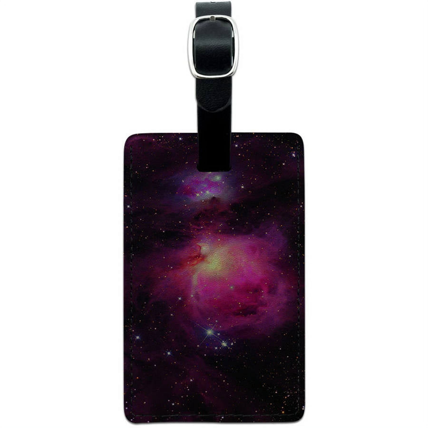 Orion Nebula Space Leather Luggage ID Tag Suitcase Carry-On - Walmart.com