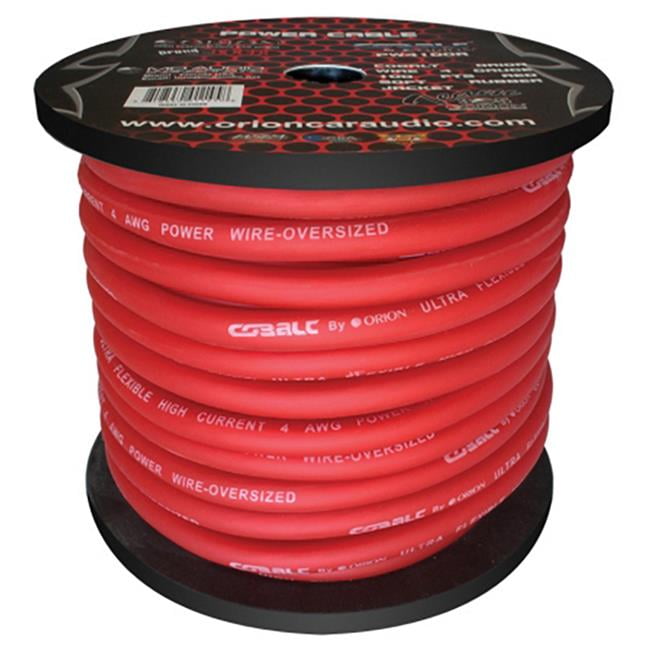 Orion 4 Gauge 100 FTS Cobalt Wire, Red - Walmart Business Supplies
